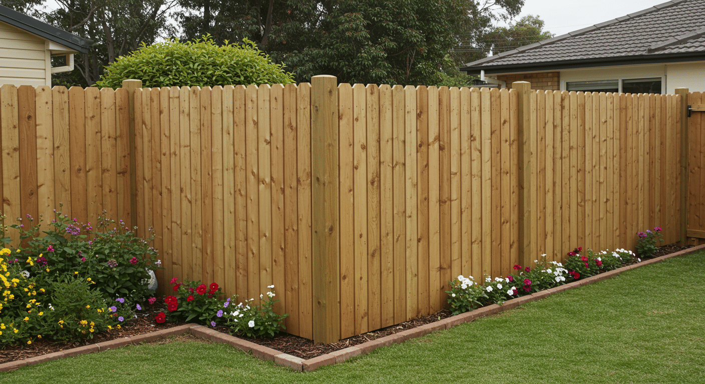 Timber Paling Fence – ANF Western Fencing